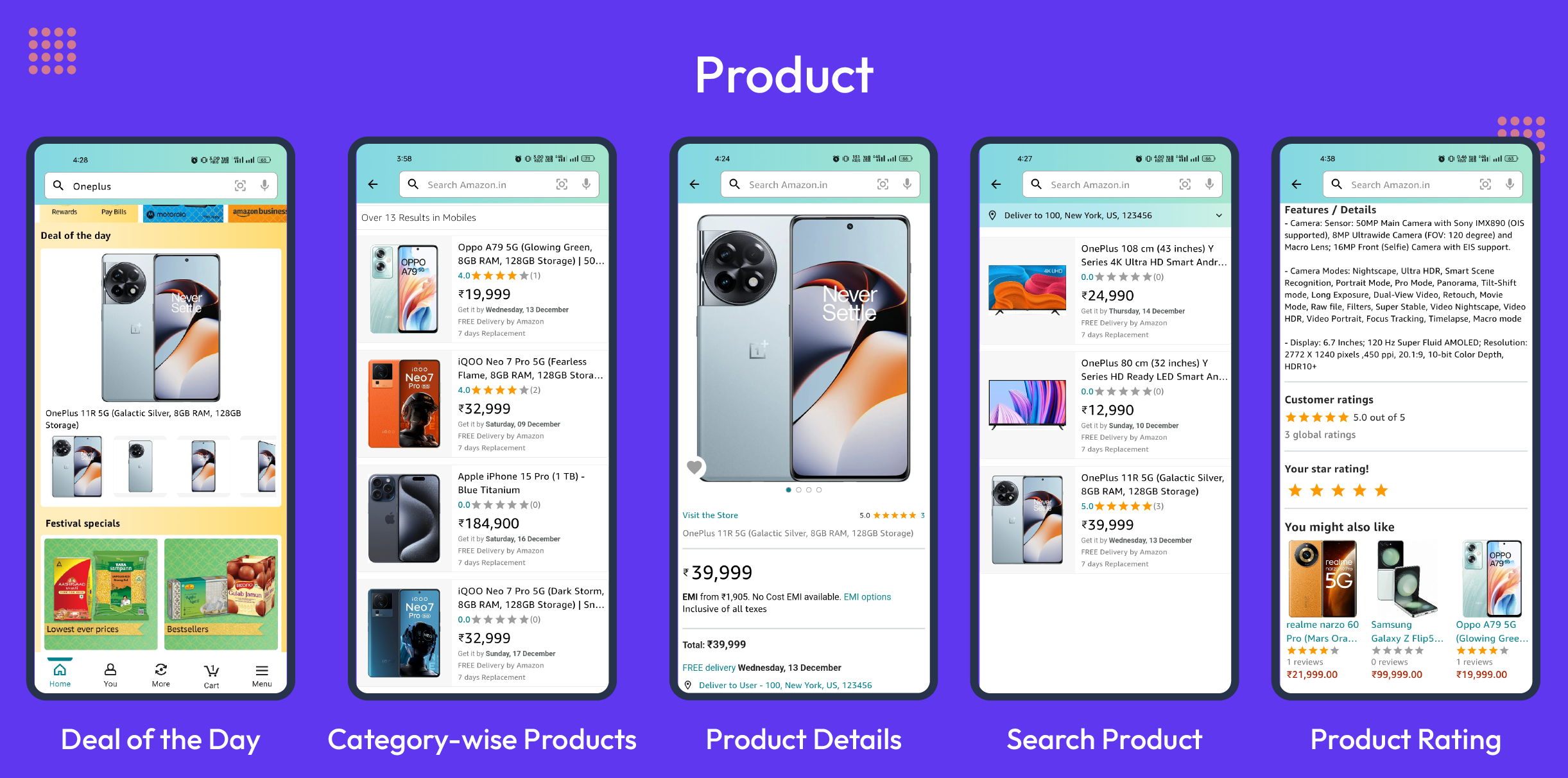 A full-stack e-commerce application that tries to mirror the functionality and user experience ...